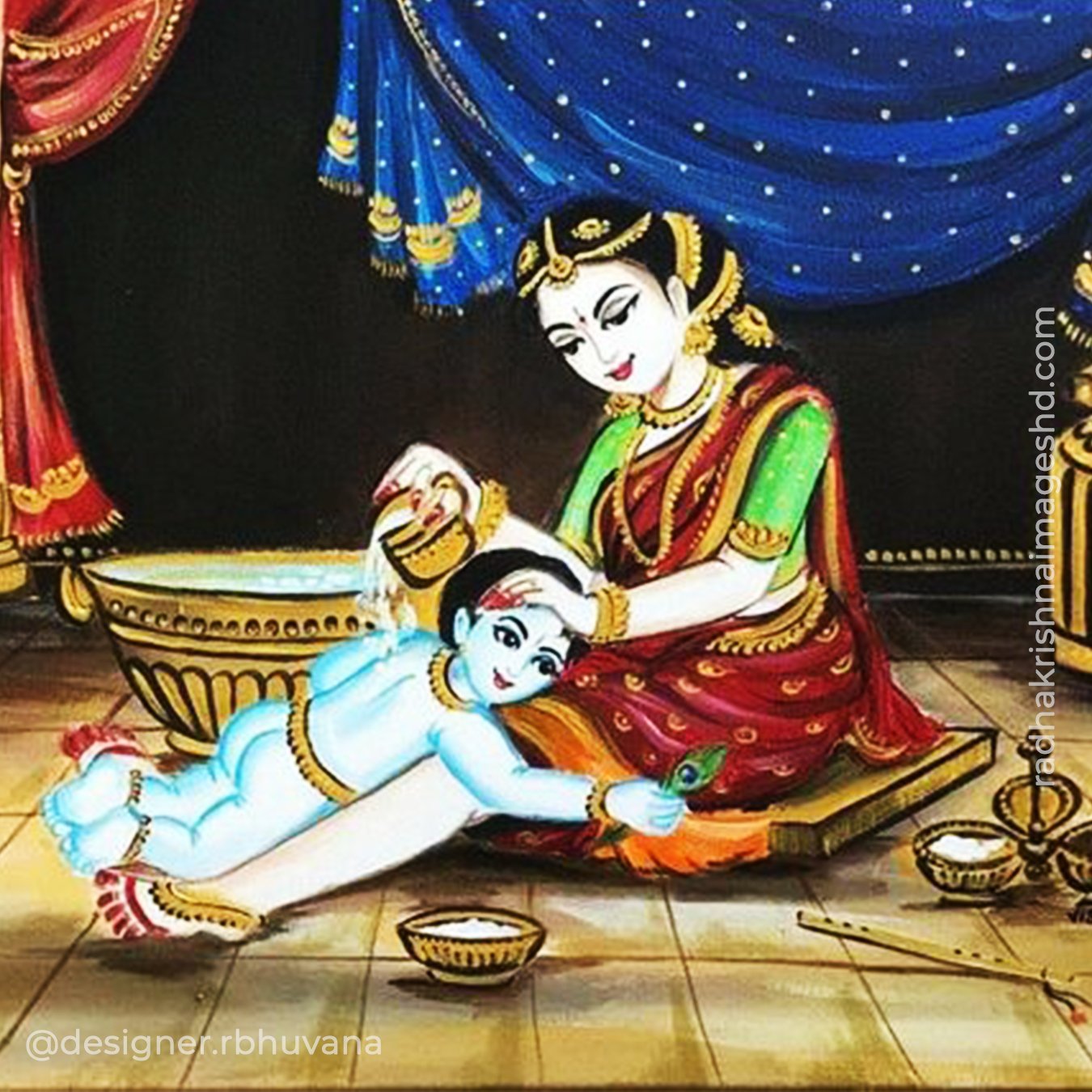 35 Best Yashoda Maiyya & Krishna Wallpapers HD For Free Download